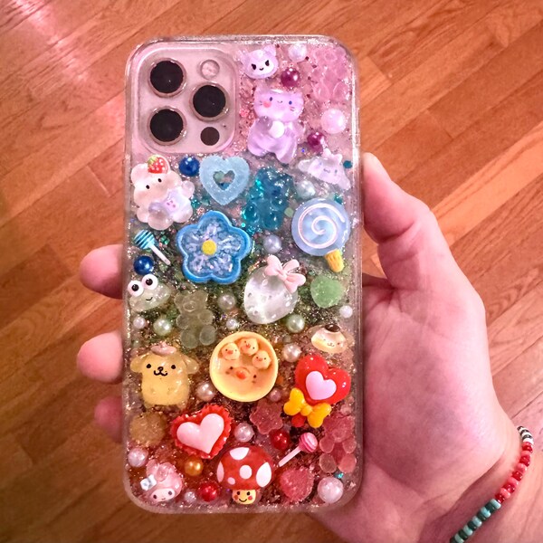 Rainbow Charmed Deco Case ୨ৎ - Etsy