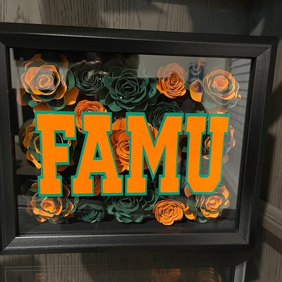 FAMU Svg Florida A&M University Inspired Logo Svg Font FAM Graduate ...
