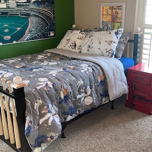 Baseball Bat Nightstand by Sporty Beds - Etsy