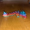 3D Printed Phoenix Fire Pyro Dragon, Articulated Dragon Figurine ...