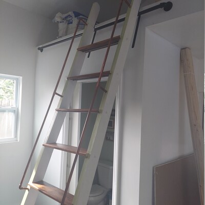 BLACK Ladder Hardware Kit Makes Your Ladder STAND UP Powder-coated ...