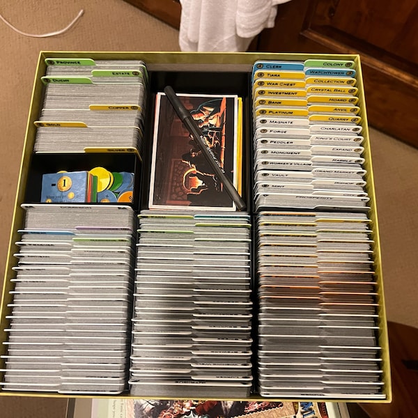 Dominion Card Game Organizer and File Tabs - Fit Many Expansions in 1 ...