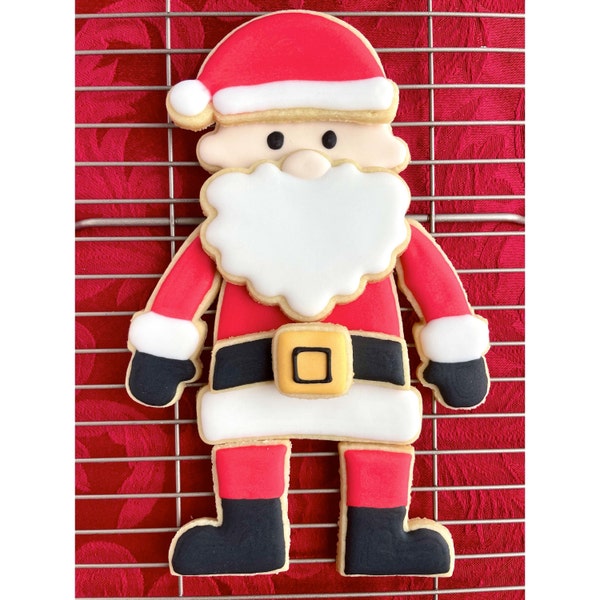 8 Piece Santa Cookie Cutter Set - Etsy