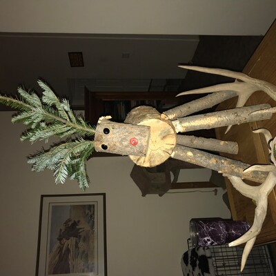 Log Snowmen Family 1 Each Small, Medium and Large - Etsy