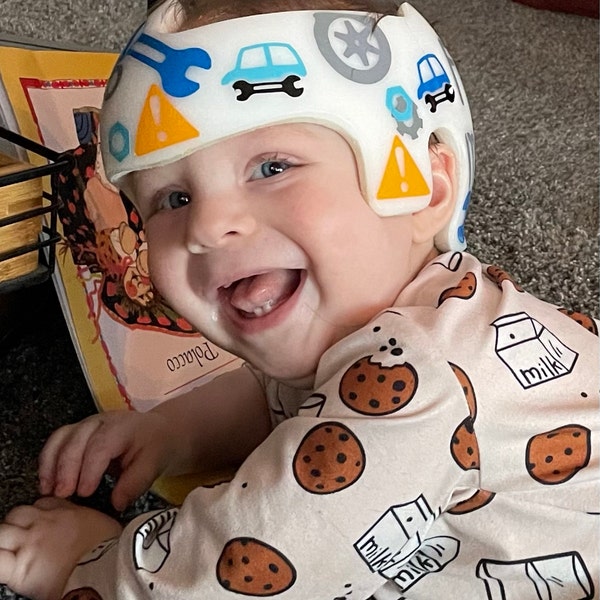 Fixin' My Flat Doc Band Cranial Helmet Decal STICKERS ONLY for Docband ...