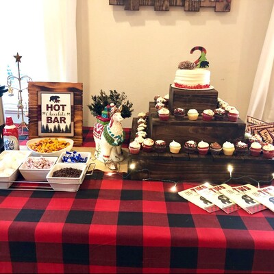 Wood Cupcake Stand, Tiered Stand, 3 Tier Wedding Cake Stand, Rustic ...