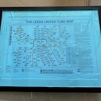 The Burnley Tube Map - Etsy UK
