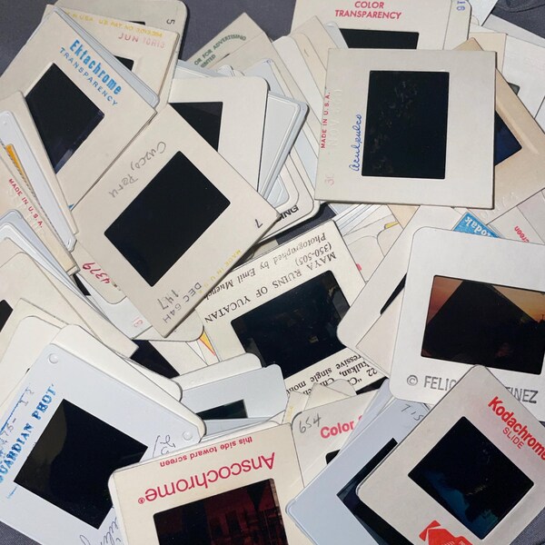 Lot of 200 35mm Vintage Color Photo Slides 1960’s - 1990’s, Kodak, Film ...