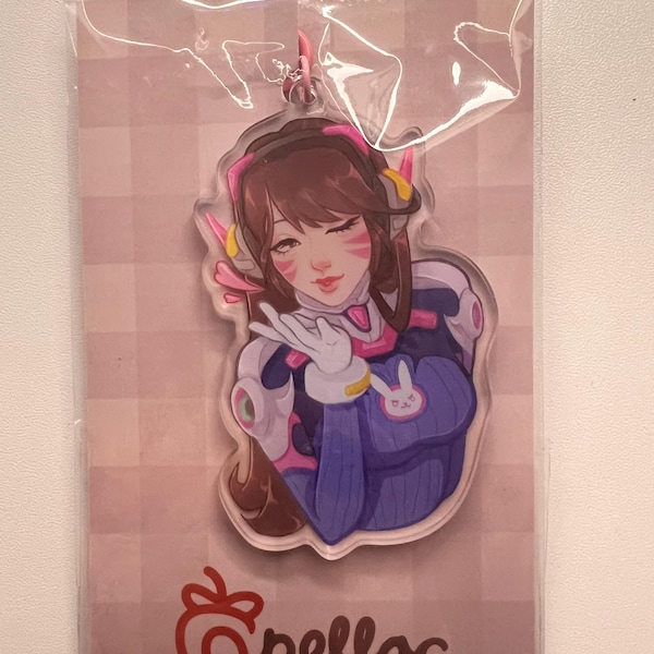 Flirty Dva Overwatch 2 Tank Vinyl Sticker | 3.5" Glossy Vinyl Sticker ...
