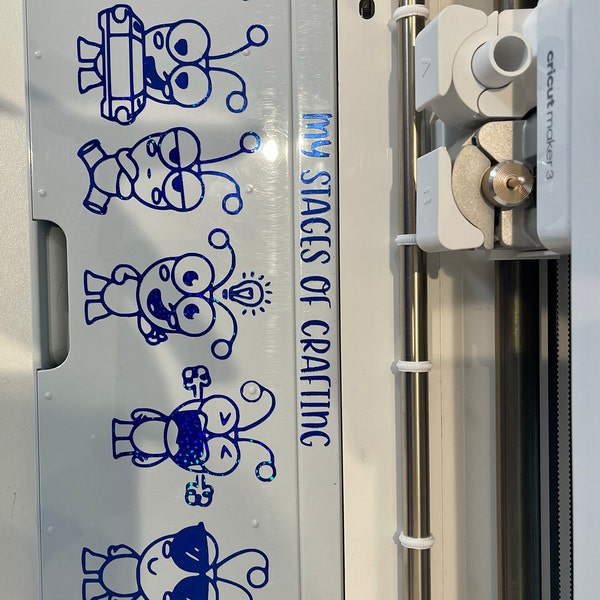 7 Stages of Crafting SVG, Cricut Cutie Stages of Crafting, SVG Files ...