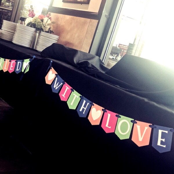 Pastel Sprinkled With Love Banner / Baby Sprinkle Banner - Etsy