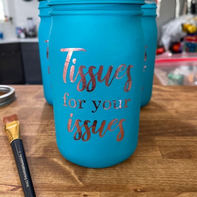 Tissues for Your Issues Decal Tissue Holder Vinyl Decal Sticker DECAL ...