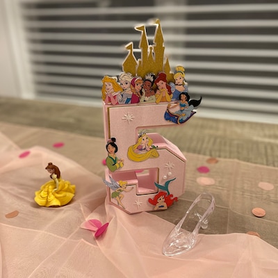 Princess 3D Letters or Numbers Princess Party Theme - Etsy