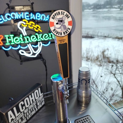 Beer Tap Handle With Changeable Logo & Chalkboard Insert Customize Your ...