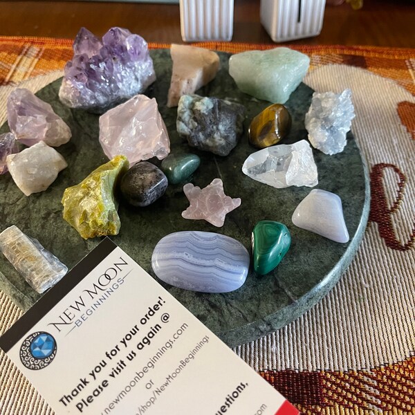 Attract Love Stone Set - Heart Chakra - Raw Crystal Love Set - Manifest ...