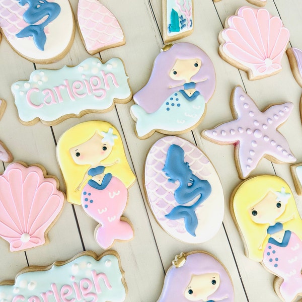 Whimsical Mermaids Cookie Cutter Set of 5 - Etsy