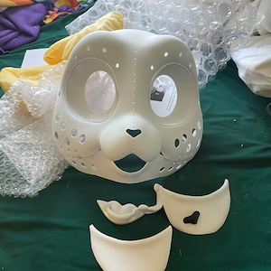 Canine Skull Dog 3D Printed Fursuit Head Base Kit - Etsy