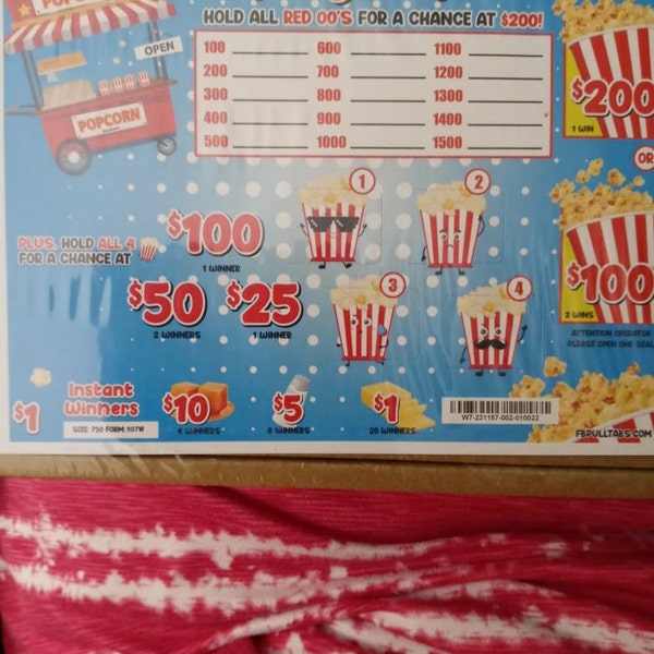 Gold Club is a One-window, Pull Tab Game With 576 Cards at 1.00 each ...