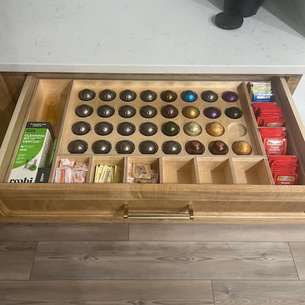 Custom Kitchen Drawer Organizer for Utensils - Organizer for Silverware ...