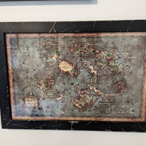 Map of the World of Ruin From Final Fantasy 6 FF6 FFVI - Etsy