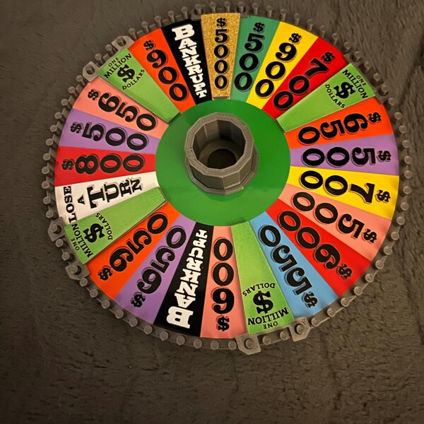 Early 80s Era Wheel of Fortune Board Game Wheel Spinner Wheel Itself is ...