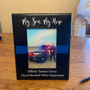 Personalized Police Officer Gift, Personalized Police Officer Frame ...