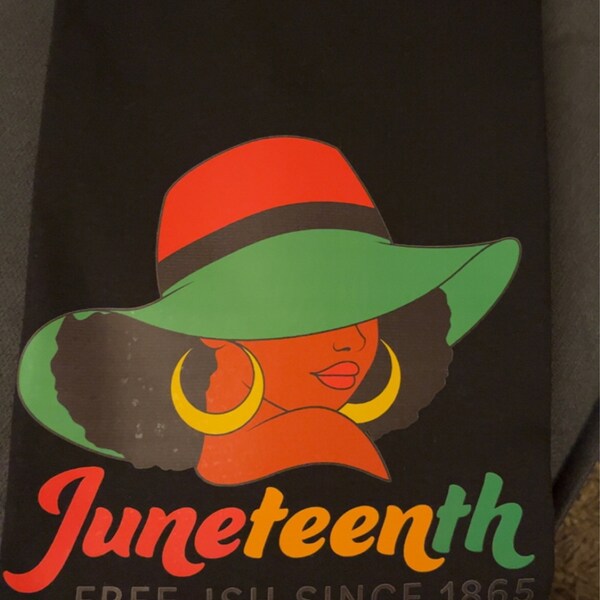 Juneteenth Sun Hat Woman Text, Melanin, Peekaboo Girl, Afro Woman ...