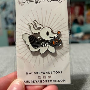 Zero Hard Enamel Pin Nightmare Before Christmas Halloween Jack ...