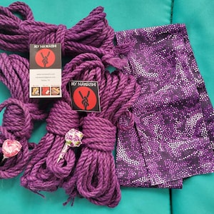 Purple Shibari Rope Bondage Kit - Etsy