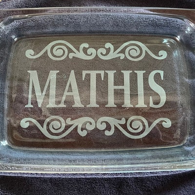 Personalized Engraved Baking Dish Custom Wedding Gift - Etsy