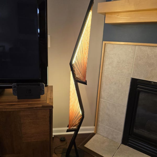 ASTRAL BUTTERFLY - Wood Lamp - Floor Lamp - Home Decor - Science ...