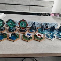 3D Printed Custom Catan City & Settlement the Lord of the Rings Themed ...