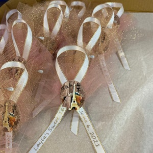 3/8 Gold Edged Printed Favor Ribbons Custom Print Ribbons Personalized ...