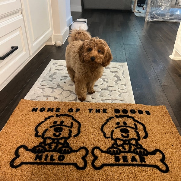 Custom Doodle Mat, Doodle Doormat, Goldendoodle Doormat, Labradoodle ...