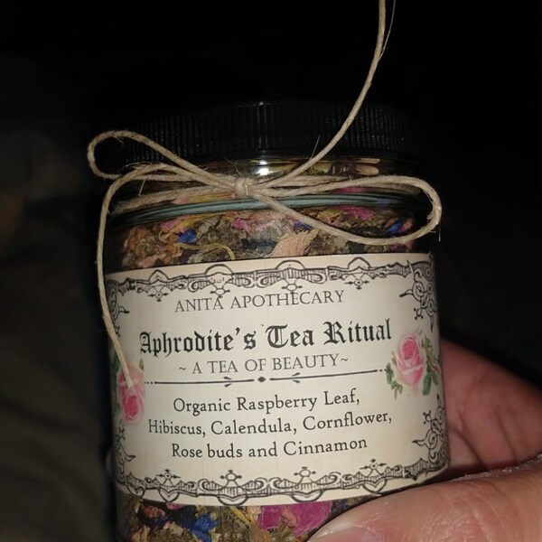Aphrodites Tea Ritual | Anita Apothecary, Herbal Tea, Witches Tea Brew ...