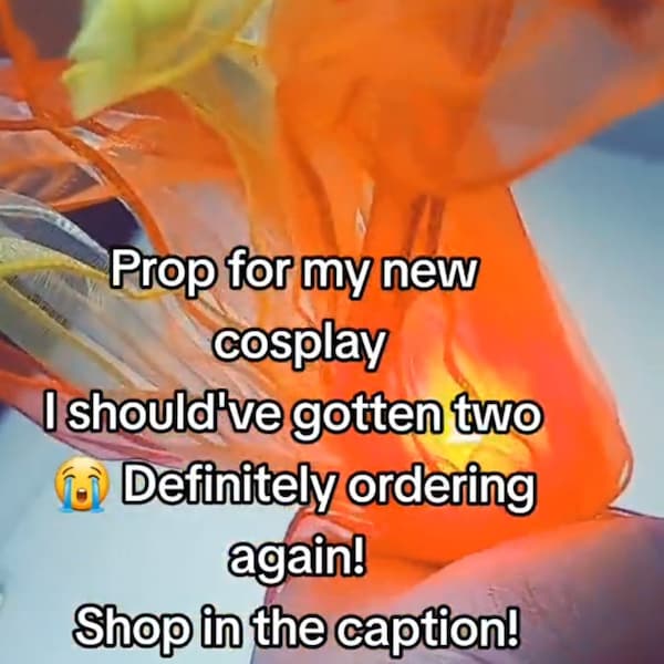 Red Fire Cosplay Prop, Fire Cosplay Prop, Flame Accessory, Costume Prop ...