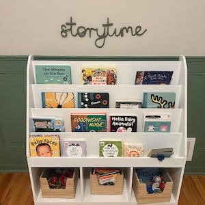 Large Curved Storytime Wall Sign for Book Nook , Reading Corner or ...