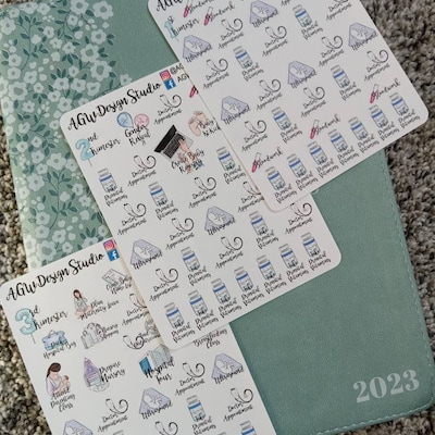 United States Holiday Stickers Custom Made Holidays Bullet Journal ...