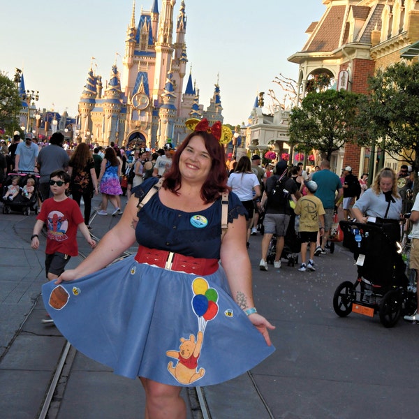 Magical Rose-batb-disneybound-dapper Day-novelty Circle Skirt - Etsy