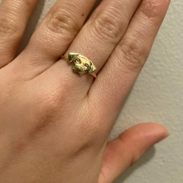 Minimalist Book Ring Yellow Gold Book Ring Book Lover Ring Book Jewelry ...