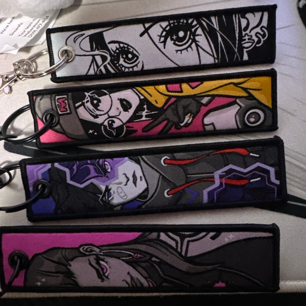 Valorant Keychain Luggage Tags | Embroidered Key Tags | Thread Woven ...