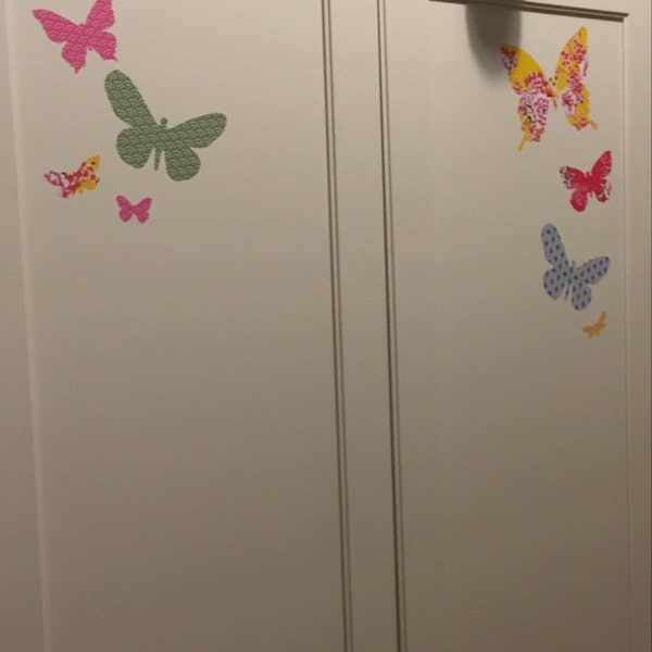 Shanghai Butterfly Wall Stickers (fabric Decals, Not Vinyl) - Etsy