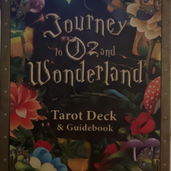 Indie Tarot Deck & Guidebook 'journey to Oz and Wonderland' Beginner ...