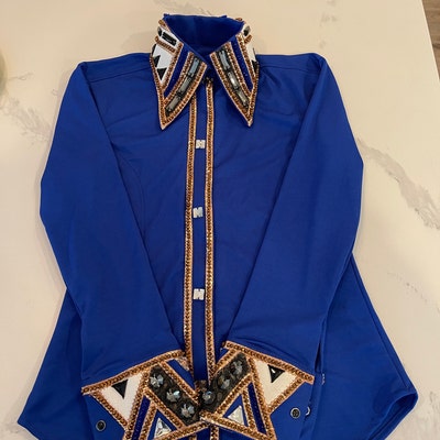 Western Custom Rodeo Queen Showmenship Shirt in Stretchable Lycra ...