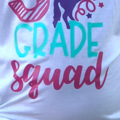 Third Grade Squad Svg Eps Png Cutting Files for Silhouette - Etsy