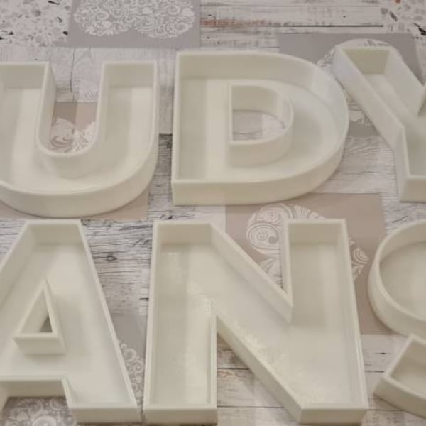 3D Print File Stl, 26 Letter Alphabet Pot, Vase, Hearth Pot - Etsy