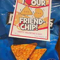 Valentine Chip Bag Tag Printable, Kids Valentines Cards for School ...