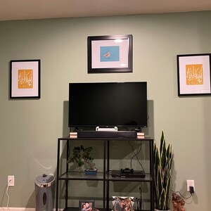 Giant Redwood Tree Ring Art Print Made From a Real Redwood | Etsy