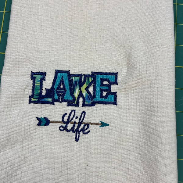 Lake Life Embroidery Pattern: ITH Machine Embroidery and Applique ...