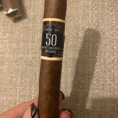 Custom Birthday Cigar Labels Custom Milestone Cigar Labels - Etsy